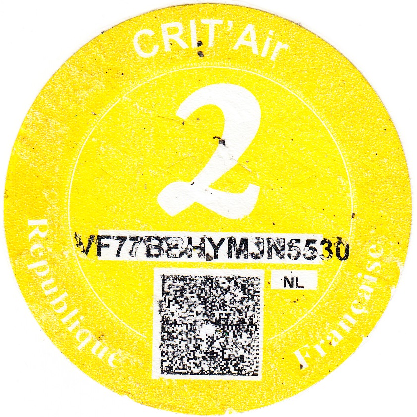 CRIT’ Air 2 – Parkeer en Tolvignetten